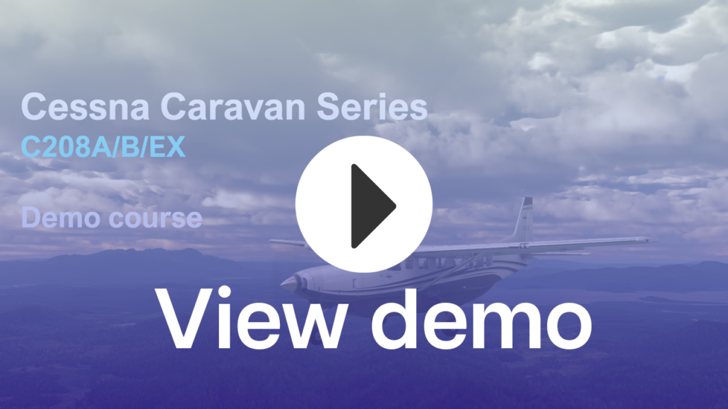 Cessna Caravan System Training Course - Qrosscheck Aviation E-Learning